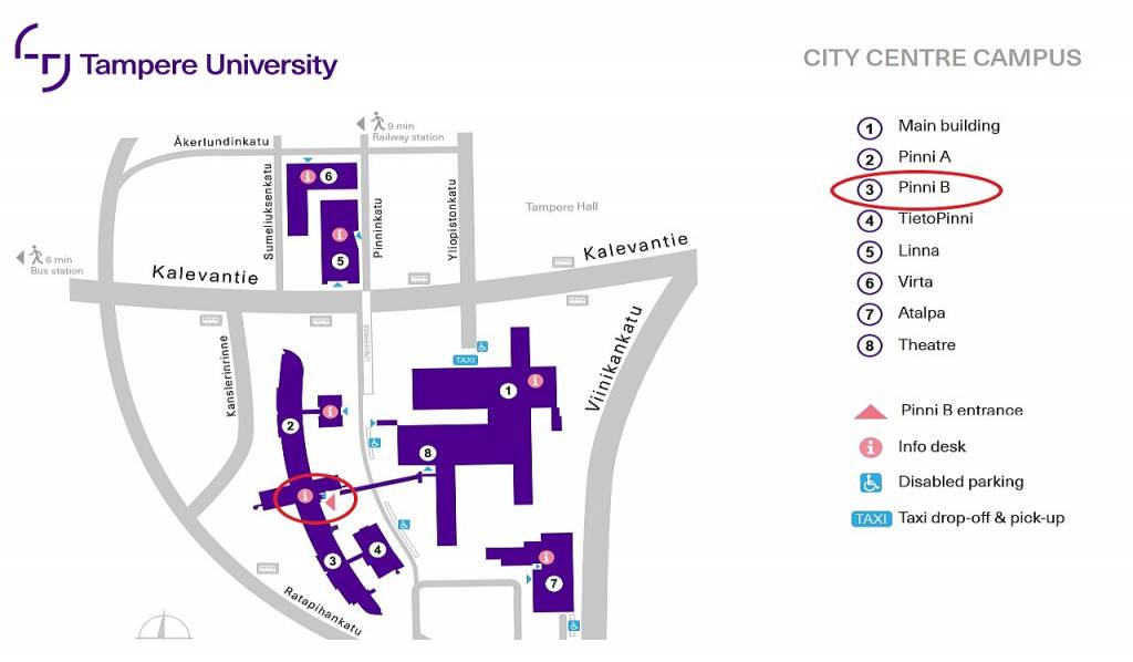 Venue | Geography Days 2022 | Tampere Universities